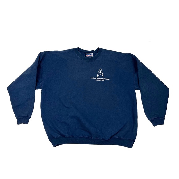 Star Trek | Shirts | Vintage Star Trek Uss Enterprise Ncc71 Sweatshirt ...